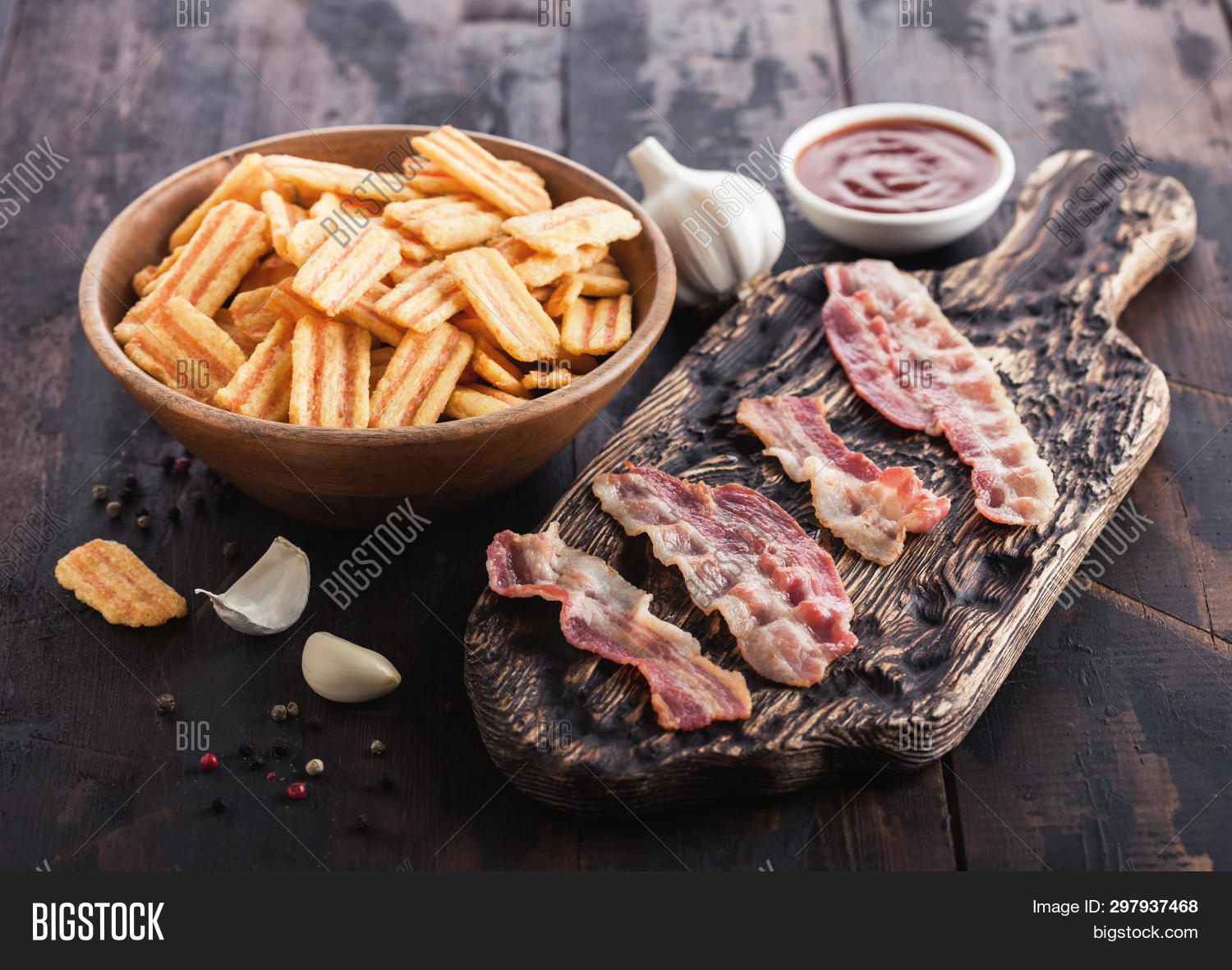 Bacon Flavoured Snacks Image & Photo (Free Trial) | Bigstock