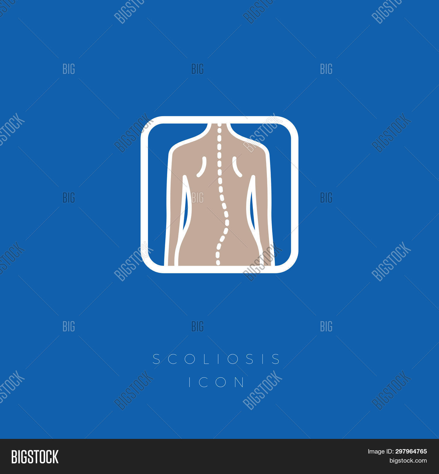 Scoliosis Icon. Vector & Photo (Free Trial) | Bigstock