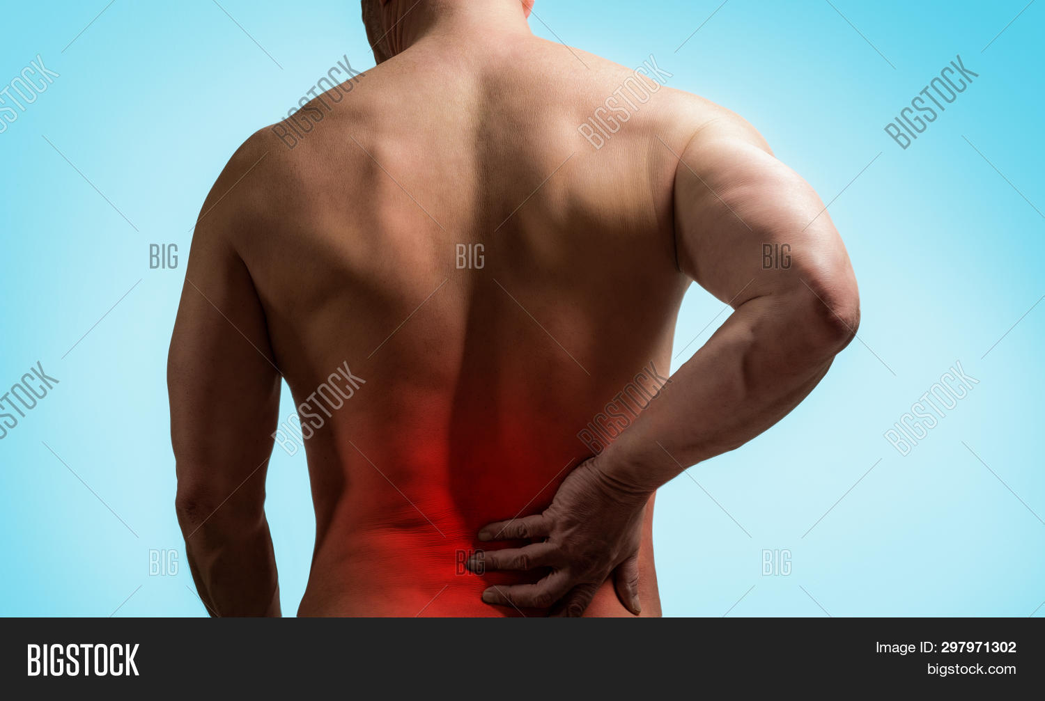 Muscle Man Pain His Image & Photo (Free Trial) | Bigstock