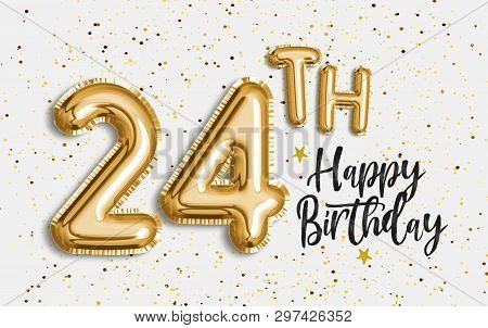 Happy 24th Birthday Image & Photo (Free Trial) | Bigstock