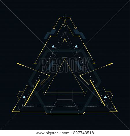 Futuristic Triangle Vector & Photo (Free Trial) | Bigstock