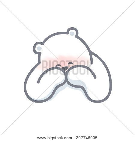 White Bear Cartoon Vector & Photo (Free Trial) | Bigstock