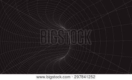 3D Tunnel Grid. Vector & Photo (Free Trial) | Bigstock
