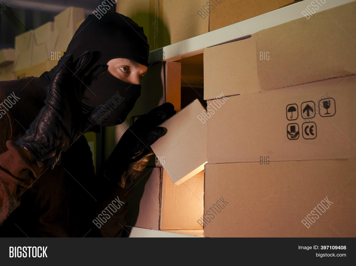 Thief Wearing Ski Mask Image & Photo (Free Trial) | Bigstock