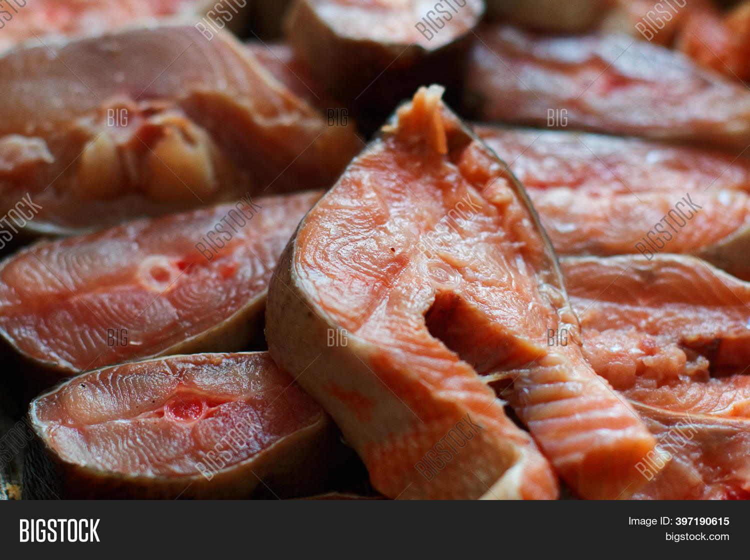 Sliced Pieces Red Fish Image & Photo (Free Trial) | Bigstock