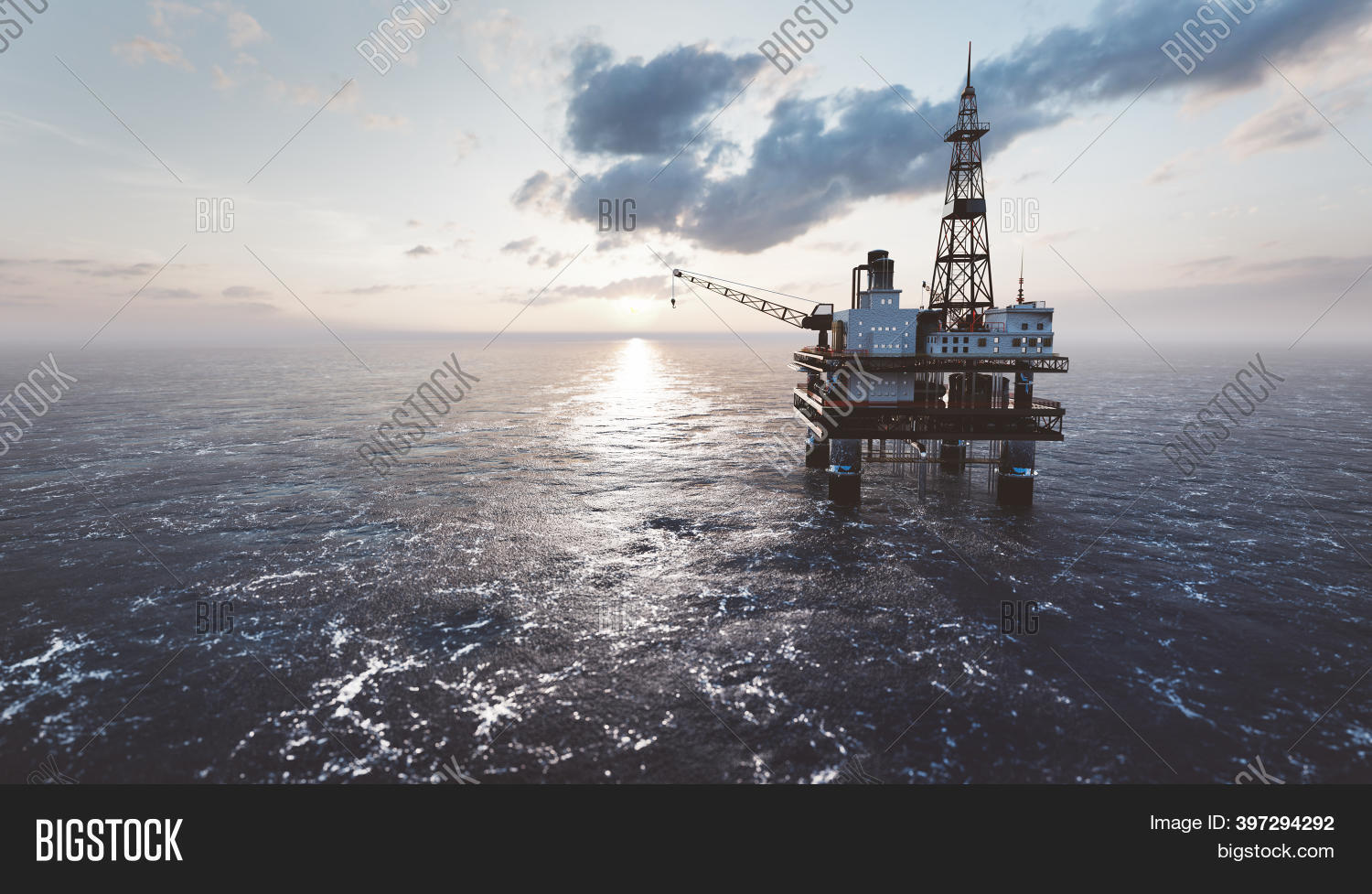 Offshore Drilling Rig Image & Photo (Free Trial) | Bigstock