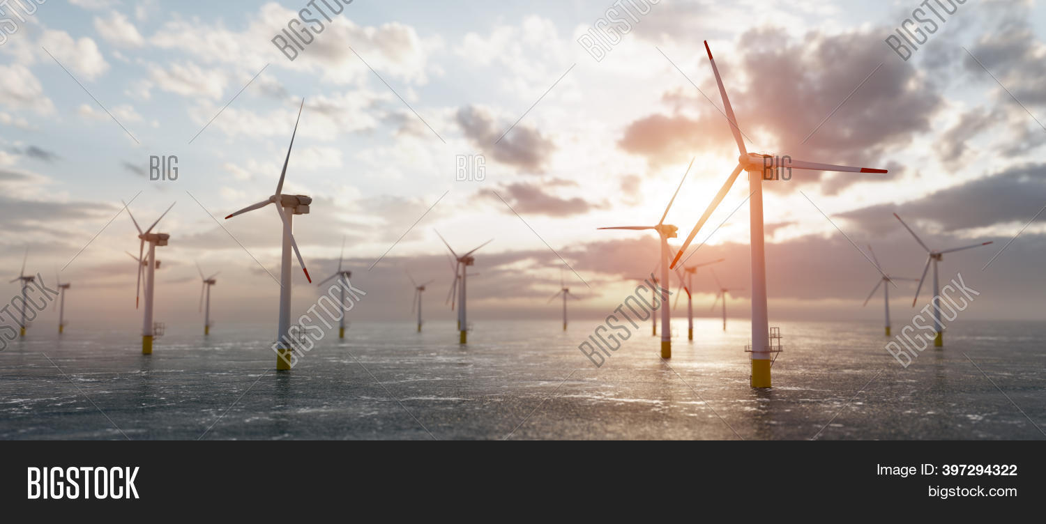 Offshore Wind Power Image & Photo (Free Trial) | Bigstock