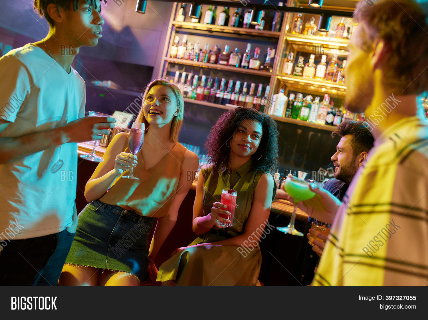 Night Out. Young Women Image & Photo (Free Trial) | Bigstock