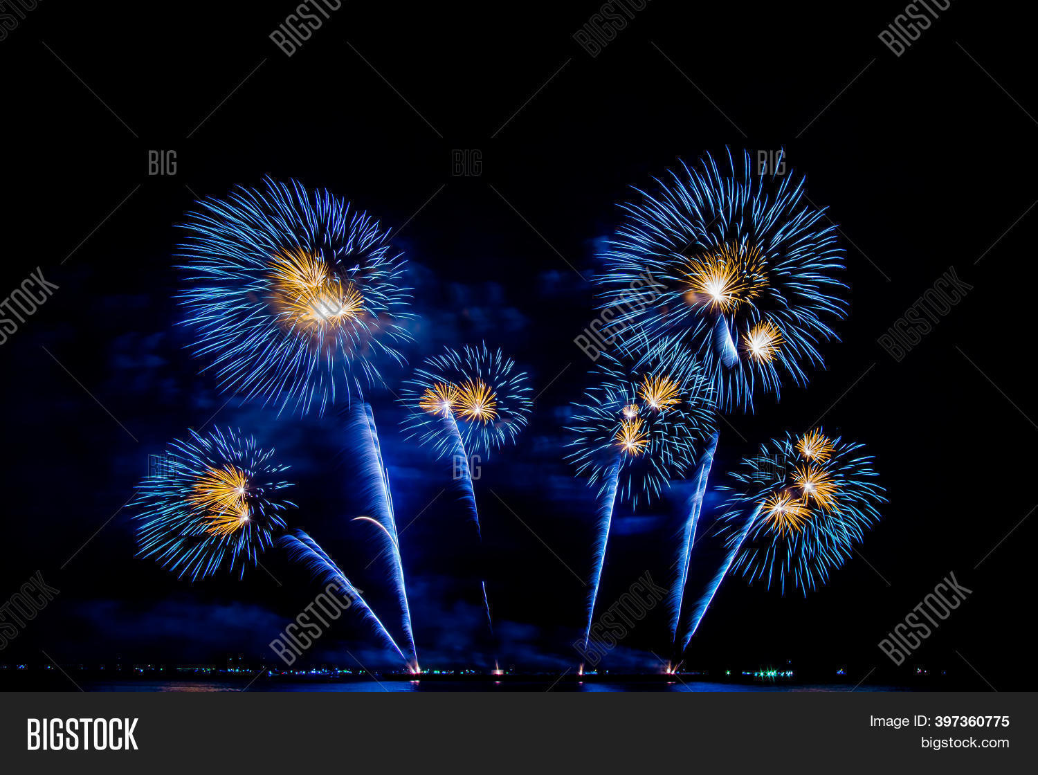 Colorful Fireworks, Image & Photo (Free Trial) | Bigstock
