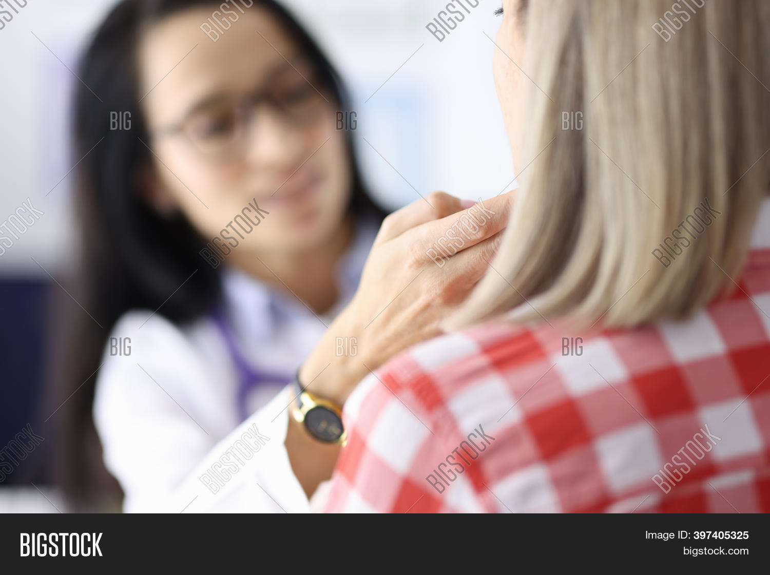 Doctor Touching Image & Photo (Free Trial) | Bigstock