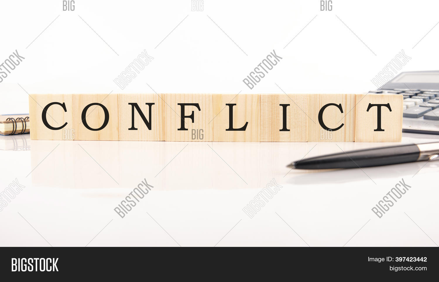 Conflict Word Made Image & Photo (Free Trial) | Bigstock