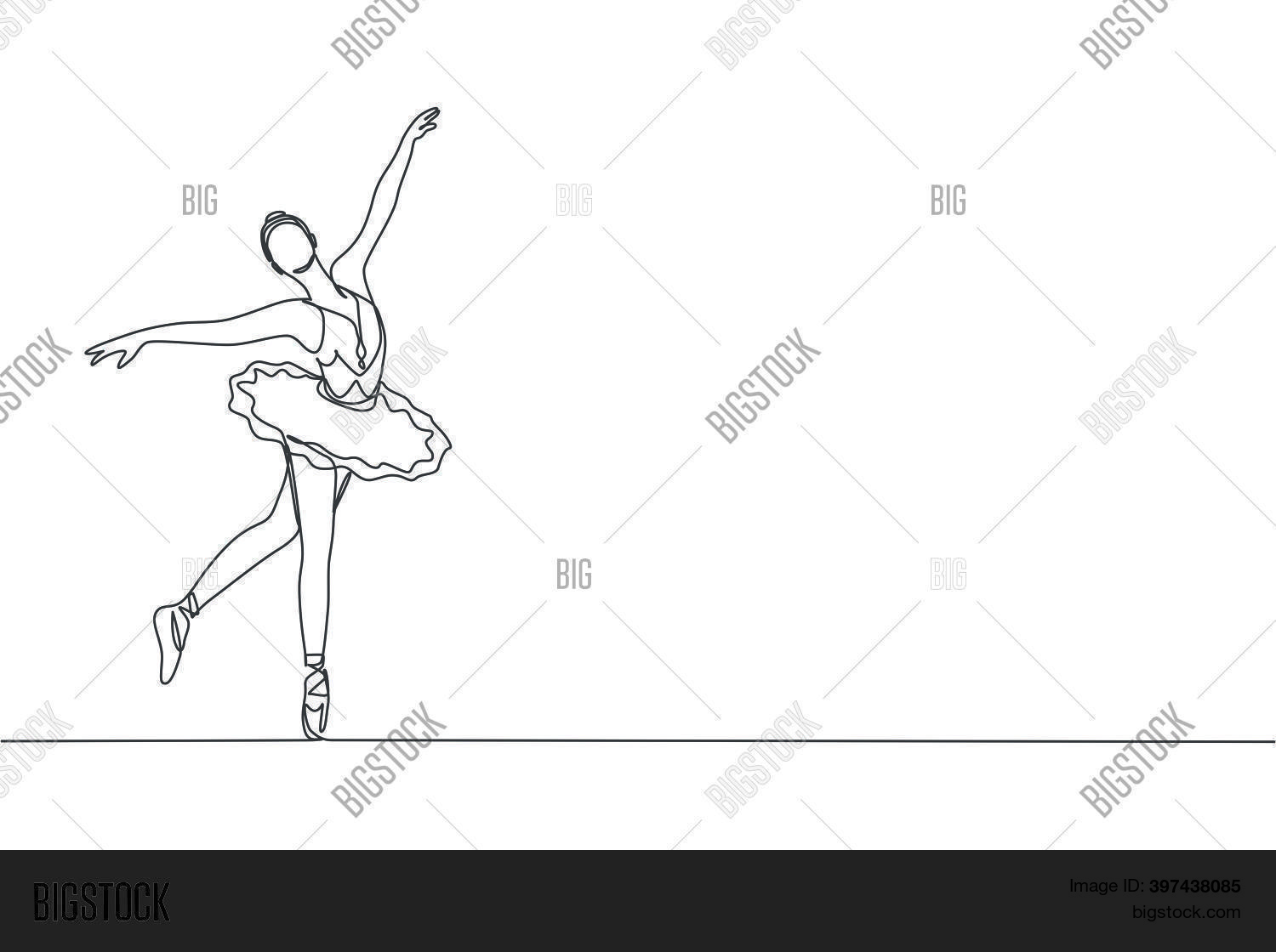 One Single Line Vector & Photo (Free Trial) | Bigstock
