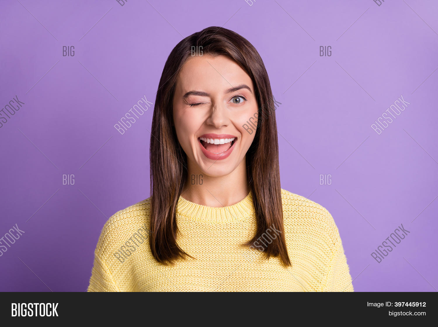 Photo Portrait Winking Image & Photo (Free Trial) | Bigstock