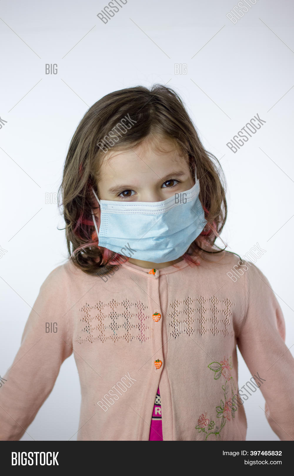 Little Kid Girl Mask Image & Photo (Free Trial) | Bigstock