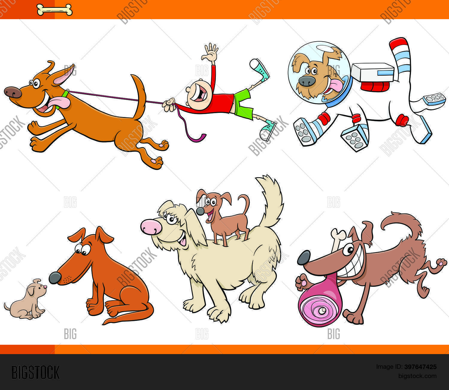 Cartoon Illustration Vector & Photo (Free Trial) | Bigstock