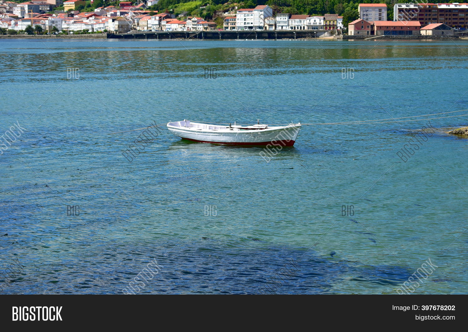 White Wooden Rowboat Image & Photo (Free Trial) | Bigstock