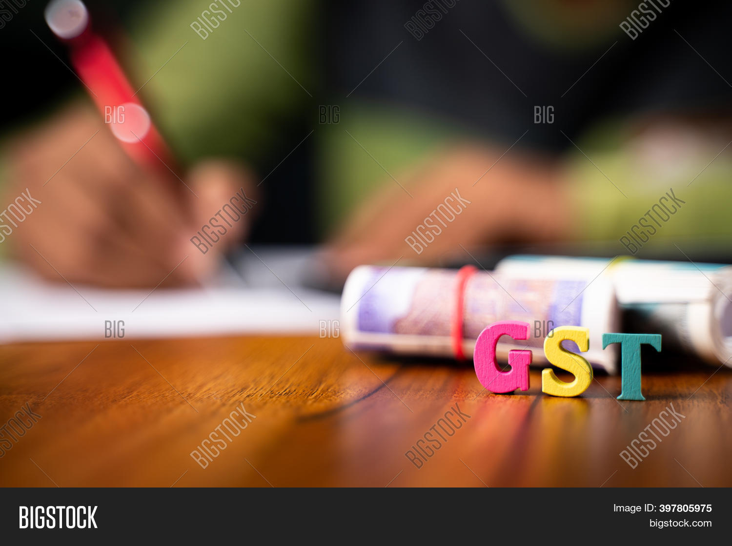 Selective Focus On Gst Image & Photo (Free Trial) | Bigstock