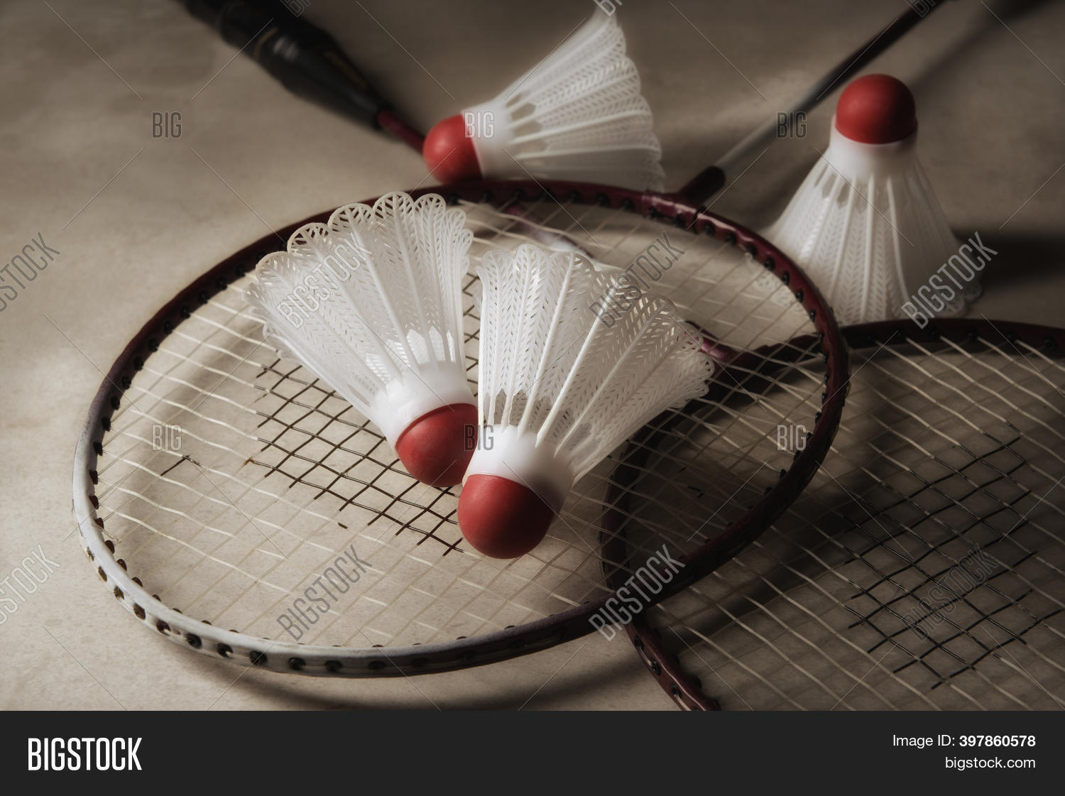 Two Badminton Rackets Image & Photo (Free Trial) | Bigstock