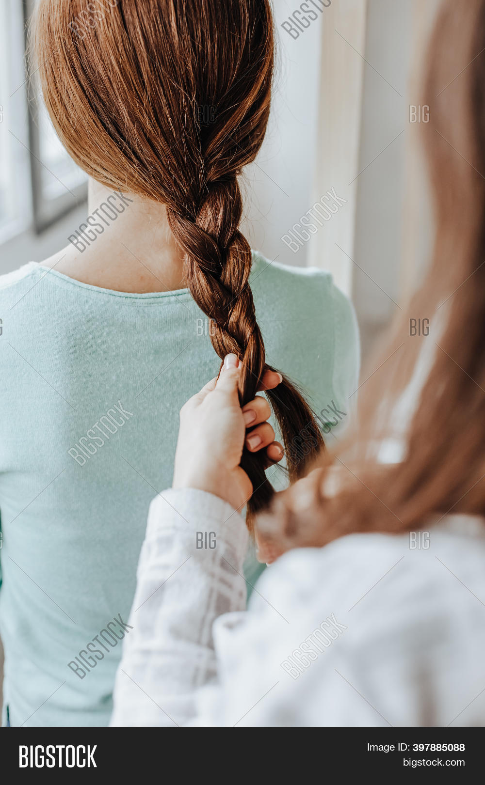 Two Girls Braid Their Image & Photo (Free Trial) | Bigstock