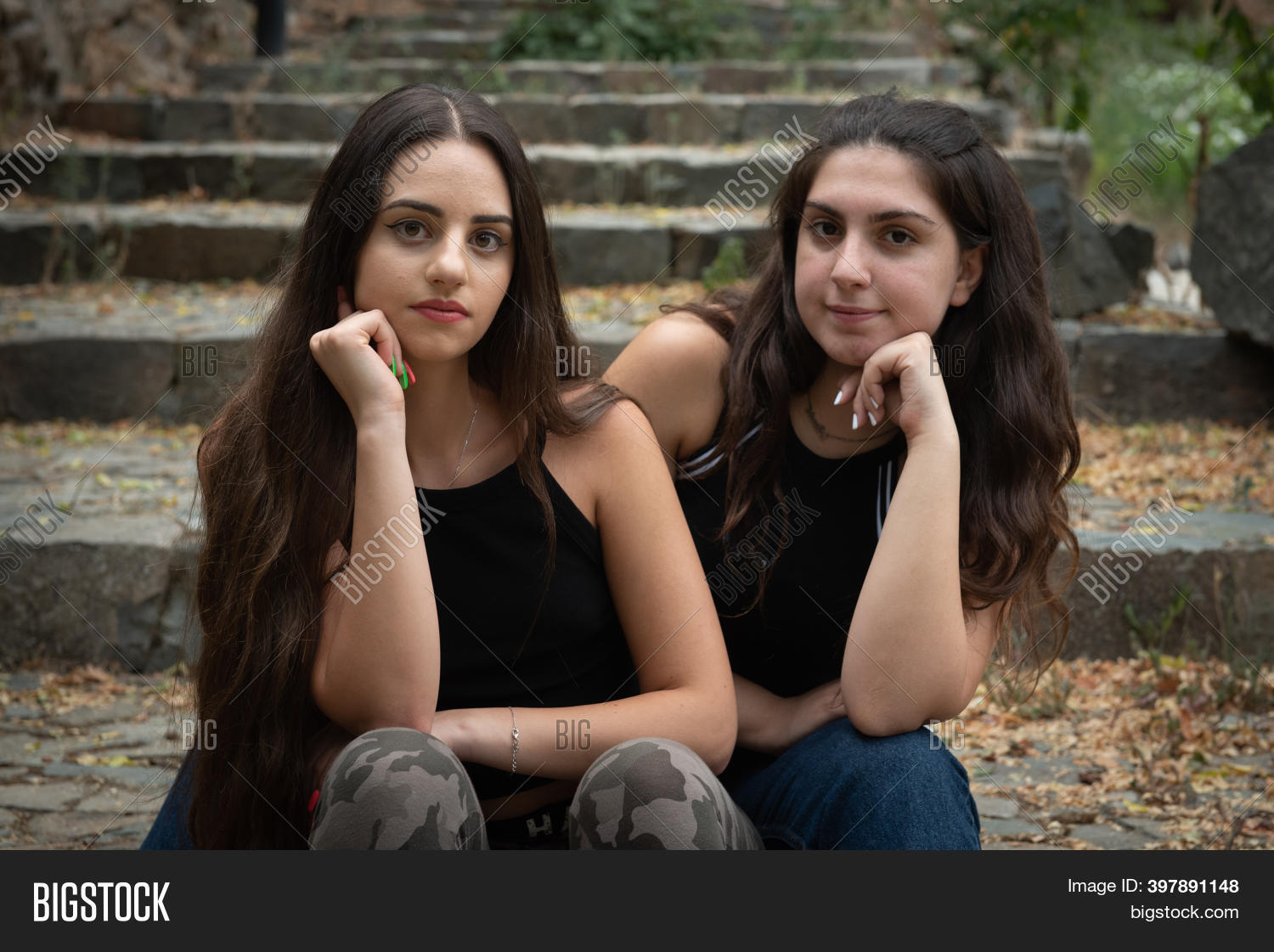 Portrait Two Beautiful Image & Photo (Free Trial) | Bigstock