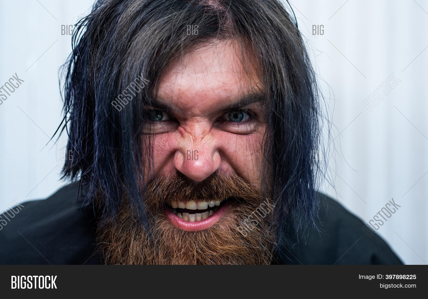 Angry Man Wet Hair. Image & Photo (Free Trial) | Bigstock