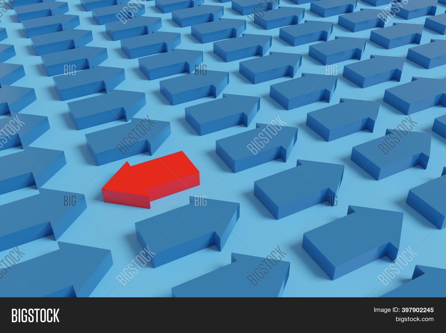 Red Arrow Pointing Image & Photo (Free Trial) | Bigstock