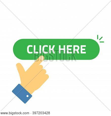 Click Here Button Vector & Photo (Free Trial) | Bigstock