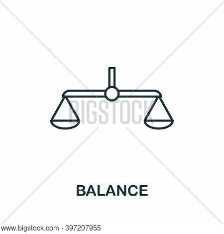 Balance Icon. Line Vector & Photo (Free Trial) | Bigstock