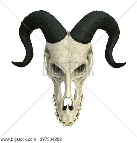 Monster Skull Isolated Image & Photo (Free Trial) | Bigstock