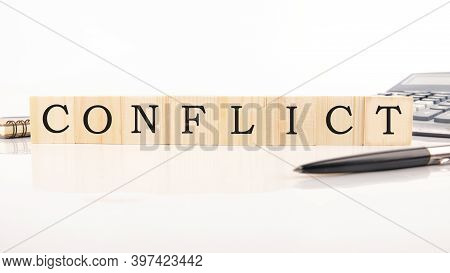 Conflict Word Made Image & Photo (Free Trial) | Bigstock