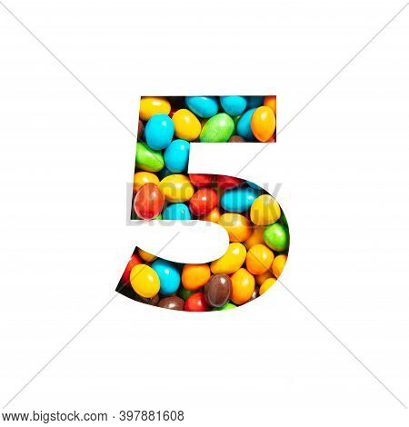 Number Five Colourful Image & Photo (Free Trial) | Bigstock