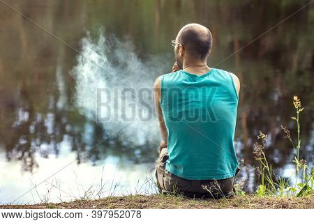 Back View Man Smoking Image & Photo (Free Trial) | Bigstock
