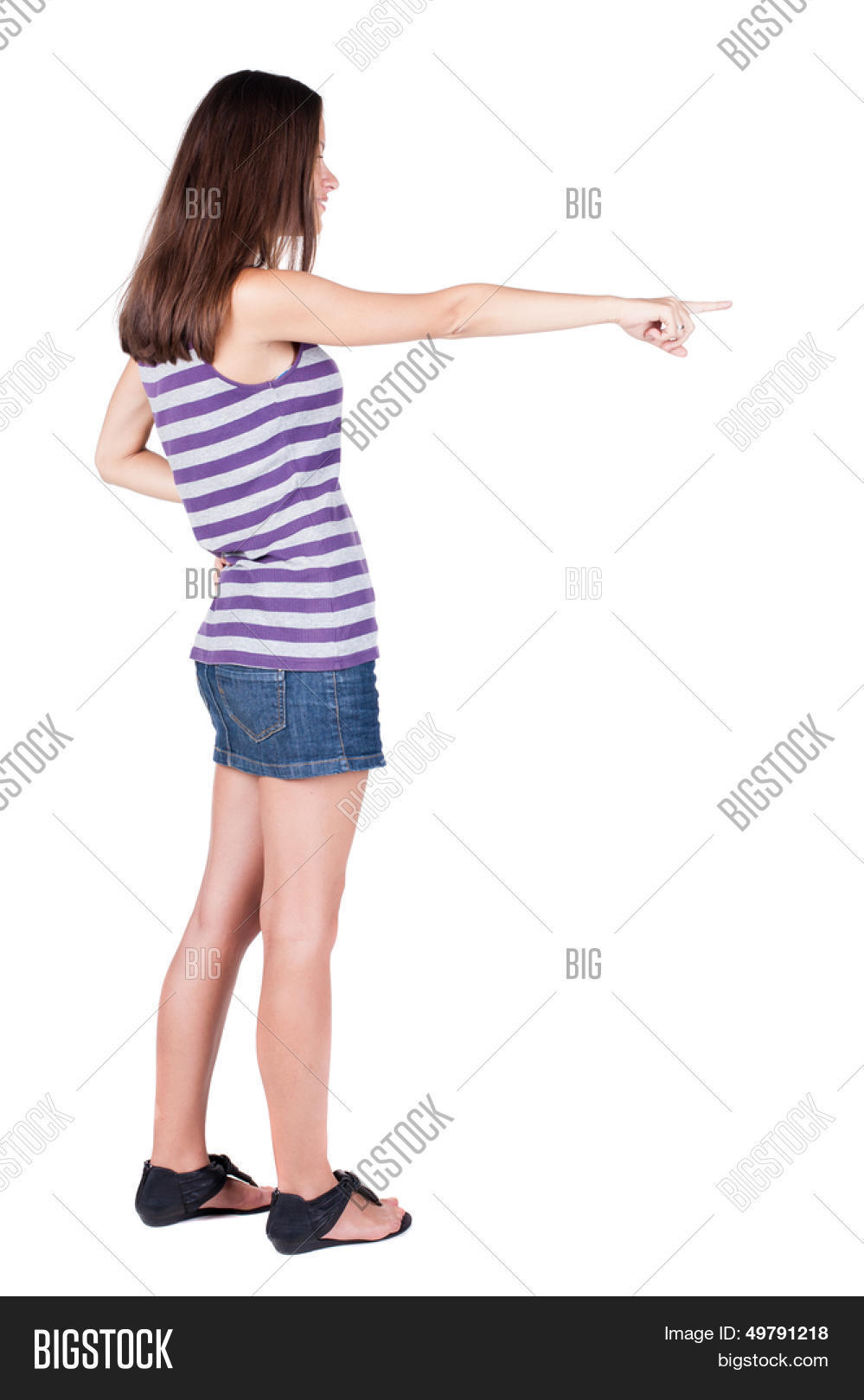 Back View Pointing Image & Photo (Free Trial) | Bigstock