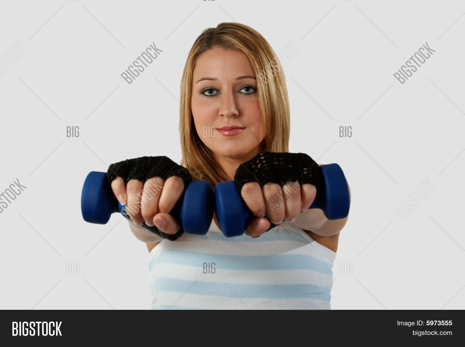 Woman Hand Weights Image & Photo (Free Trial) | Bigstock