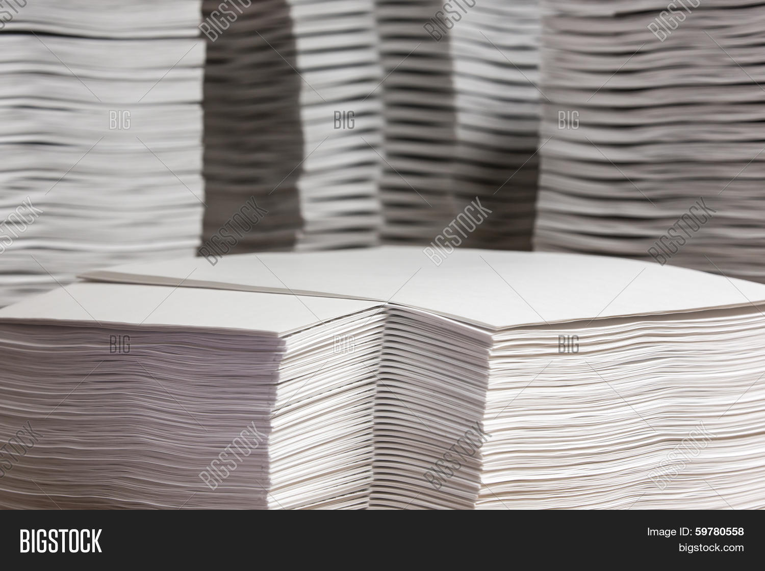 Stacks Collated Paper Image & Photo (Free Trial) | Bigstock