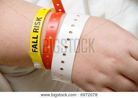 Fall Risk Bracelet Image & Photo (Free Trial) | Bigstock