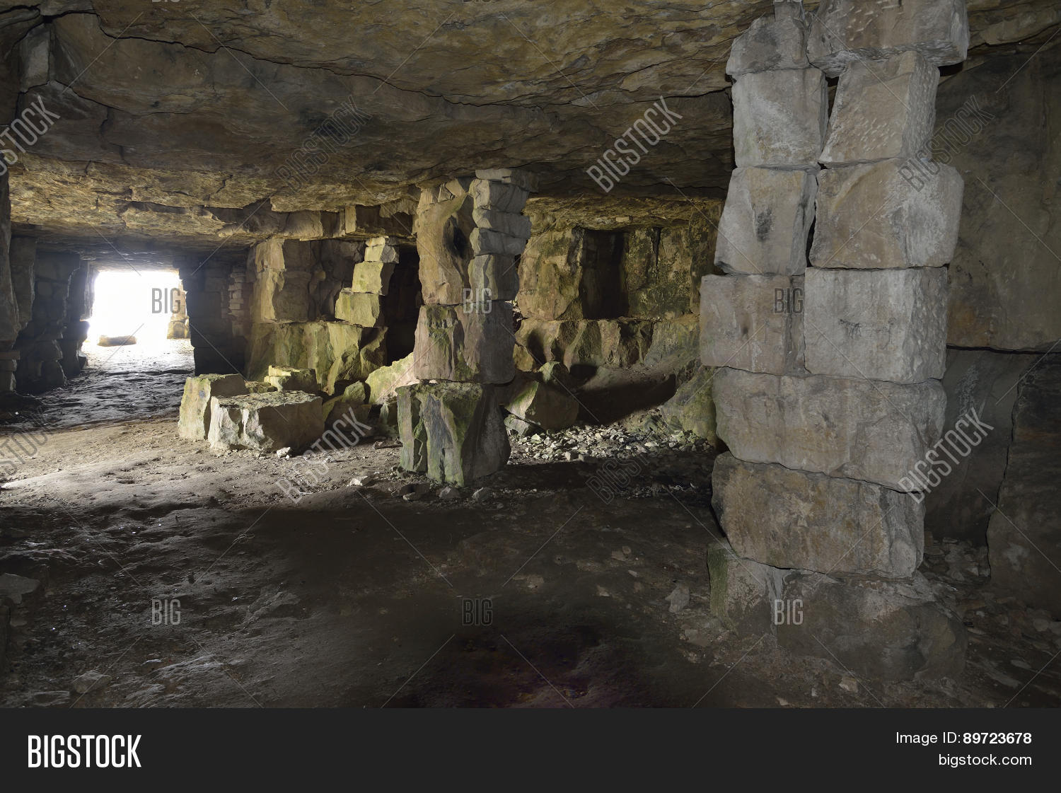 Winspit Quarry Caves Image & Photo (Free Trial) | Bigstock