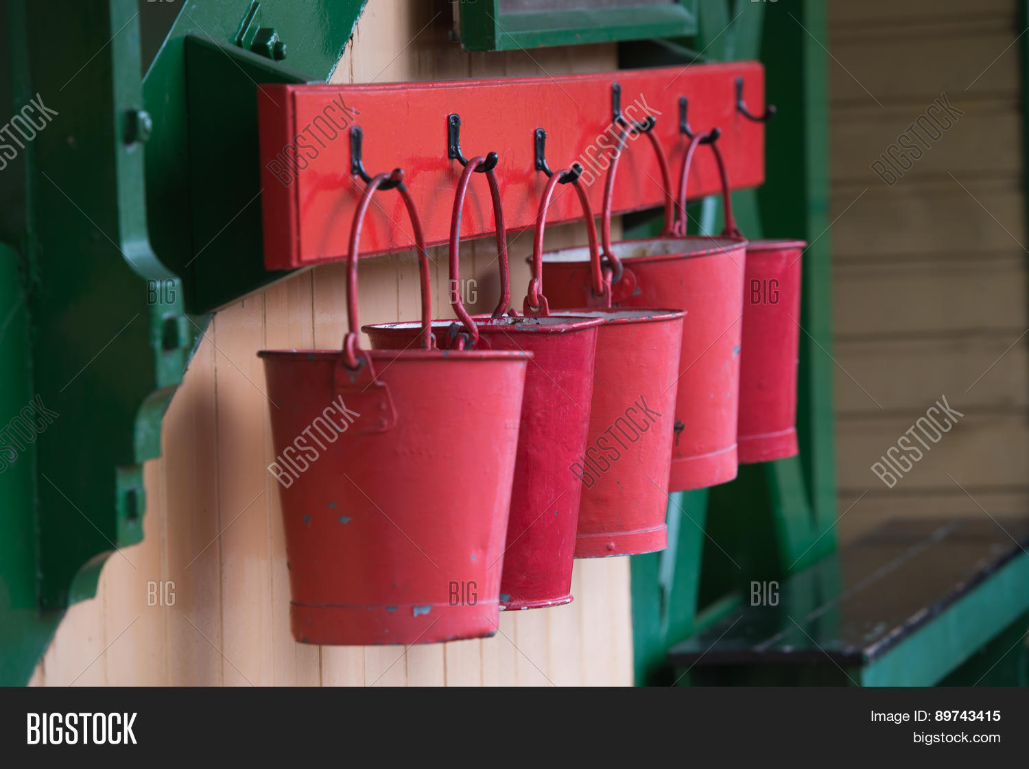Fire Buckets Image & Photo (Free Trial) | Bigstock