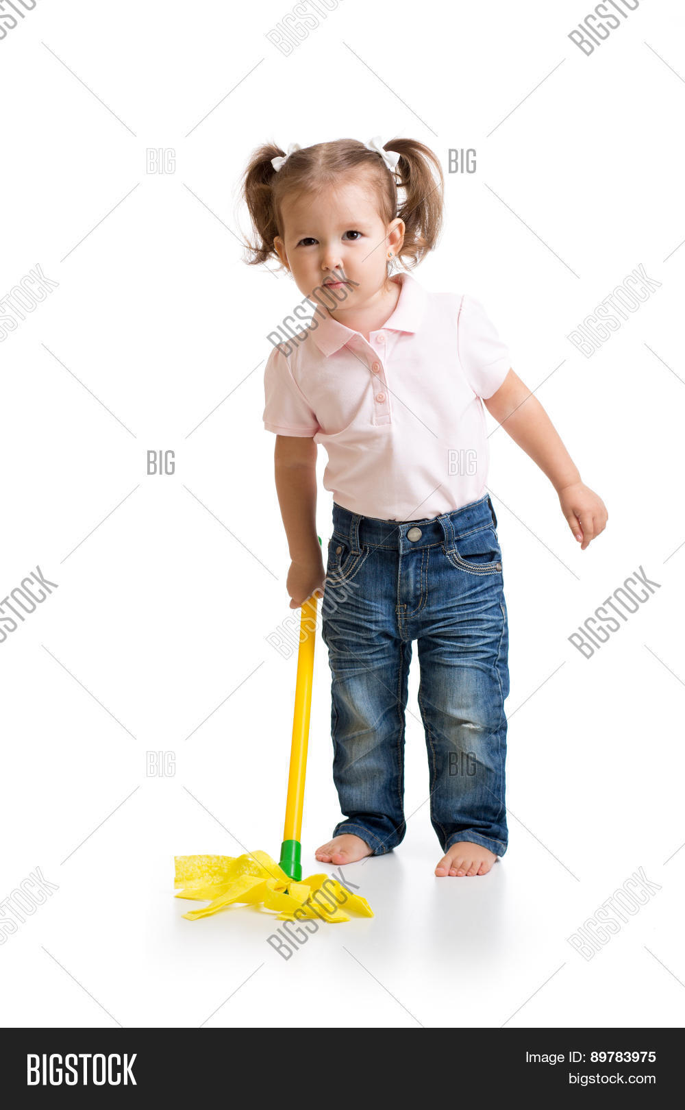 Little Girl Doing Her Image & Photo (Free Trial) | Bigstock