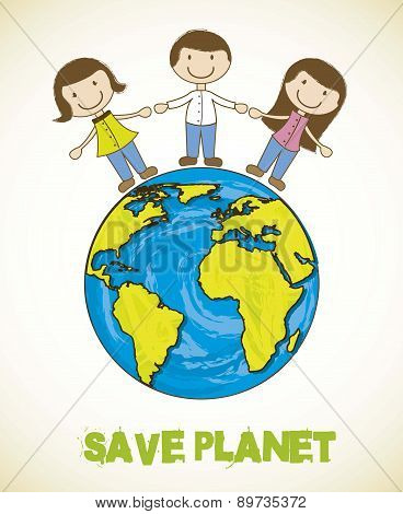 Cartoon Planet People Vector & Photo (Free Trial) | Bigstock