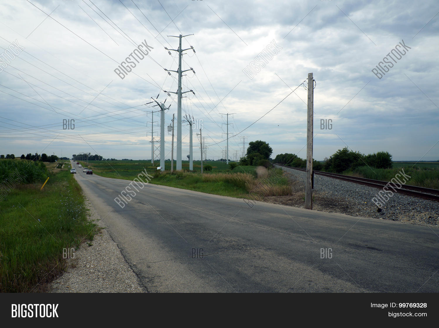 Rural Power Lines Image & Photo (Free Trial) | Bigstock