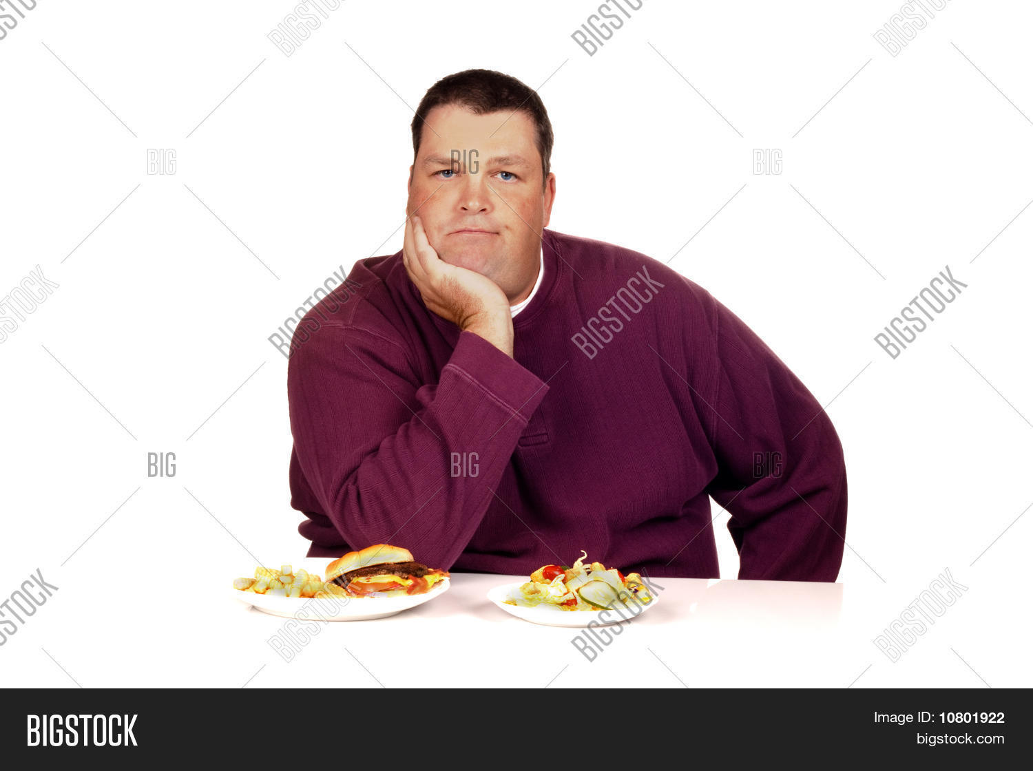 Man Thinking What Eat Image & Photo (Free Trial) | Bigstock