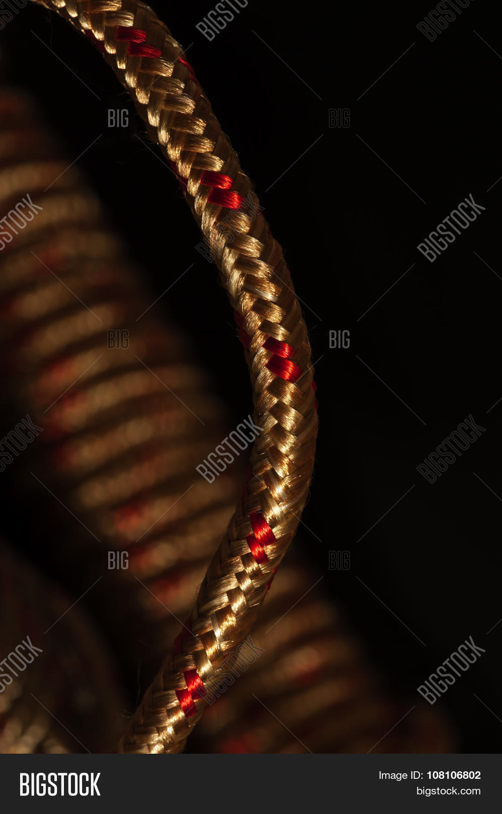 Gold Red Rope Texture Image & Photo (Free Trial) | Bigstock