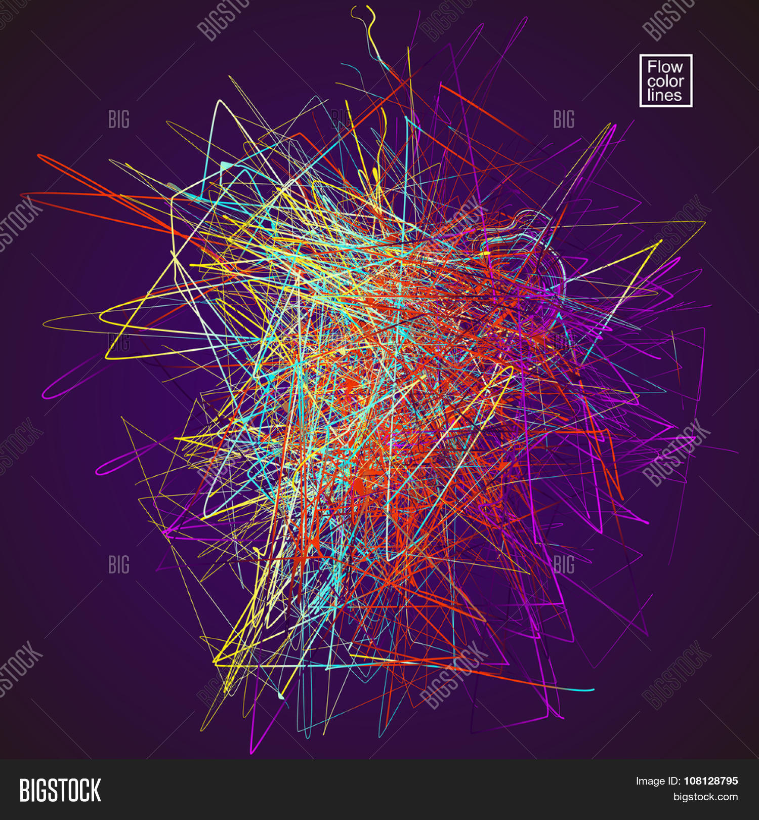 Moving Colorful Lines Vector & Photo (Free Trial) | Bigstock