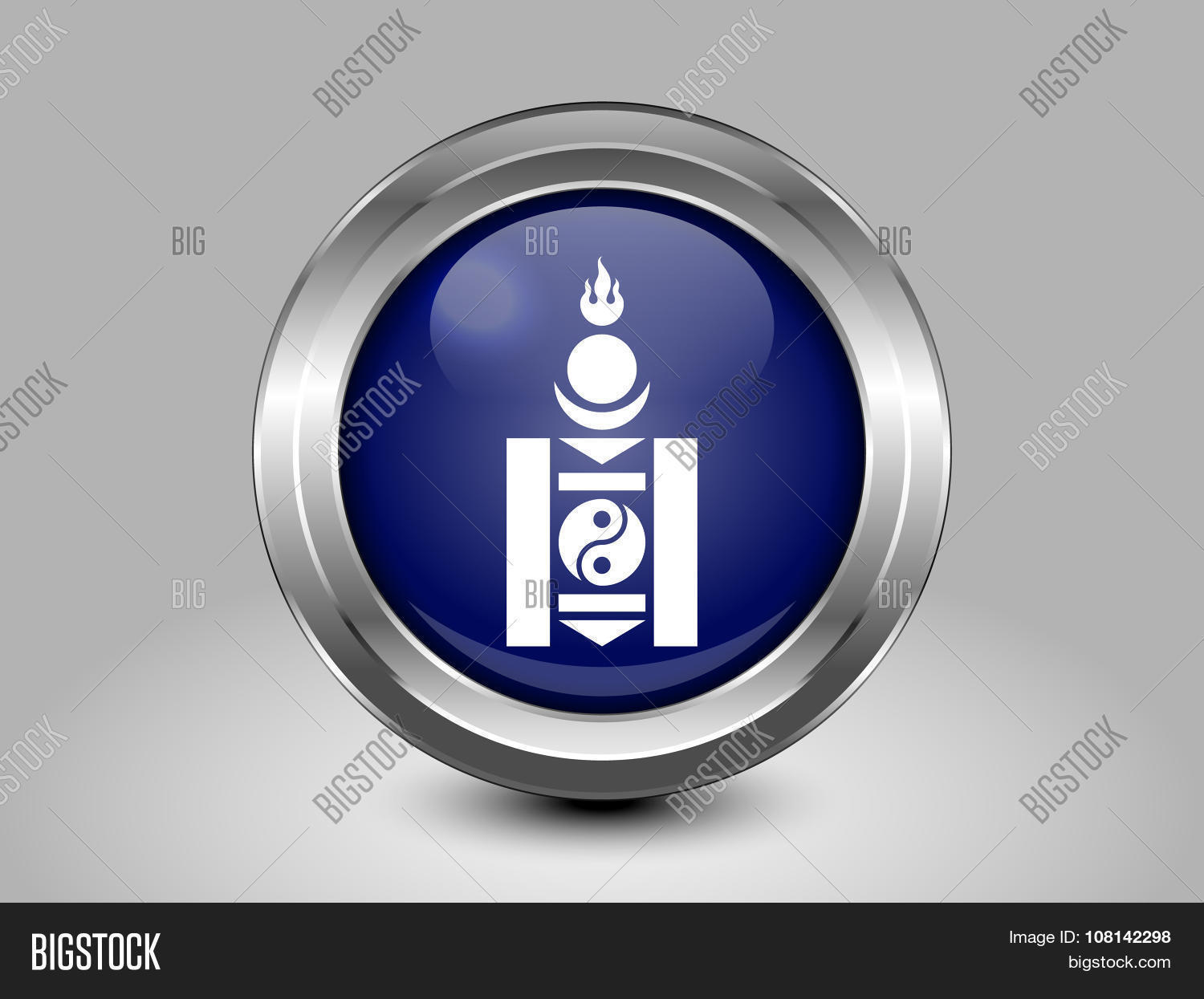 Mongolian Soyombo. Vector & Photo (Free Trial) | Bigstock