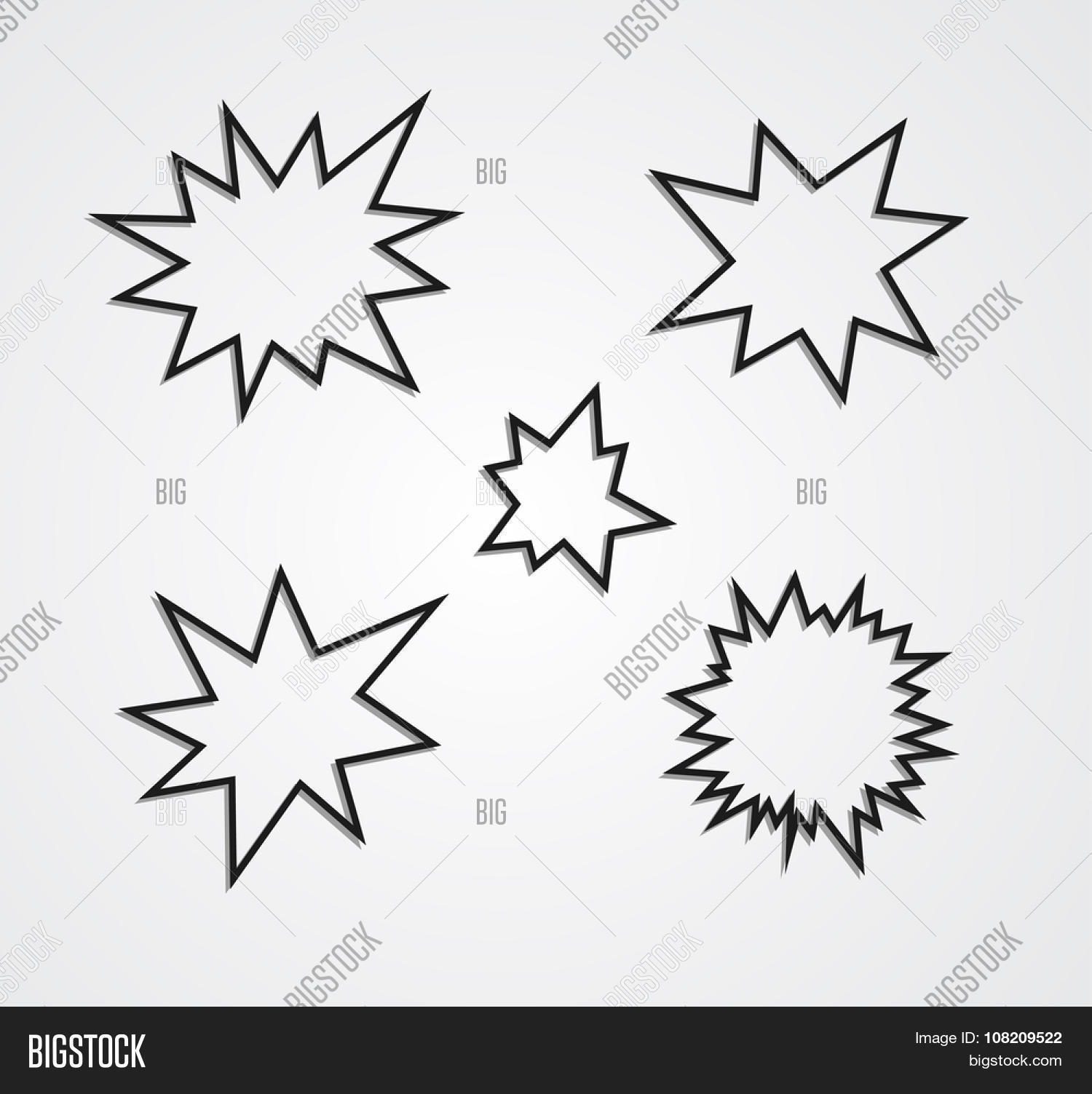 Splash Star Starburst Vector & Photo (Free Trial) | Bigstock