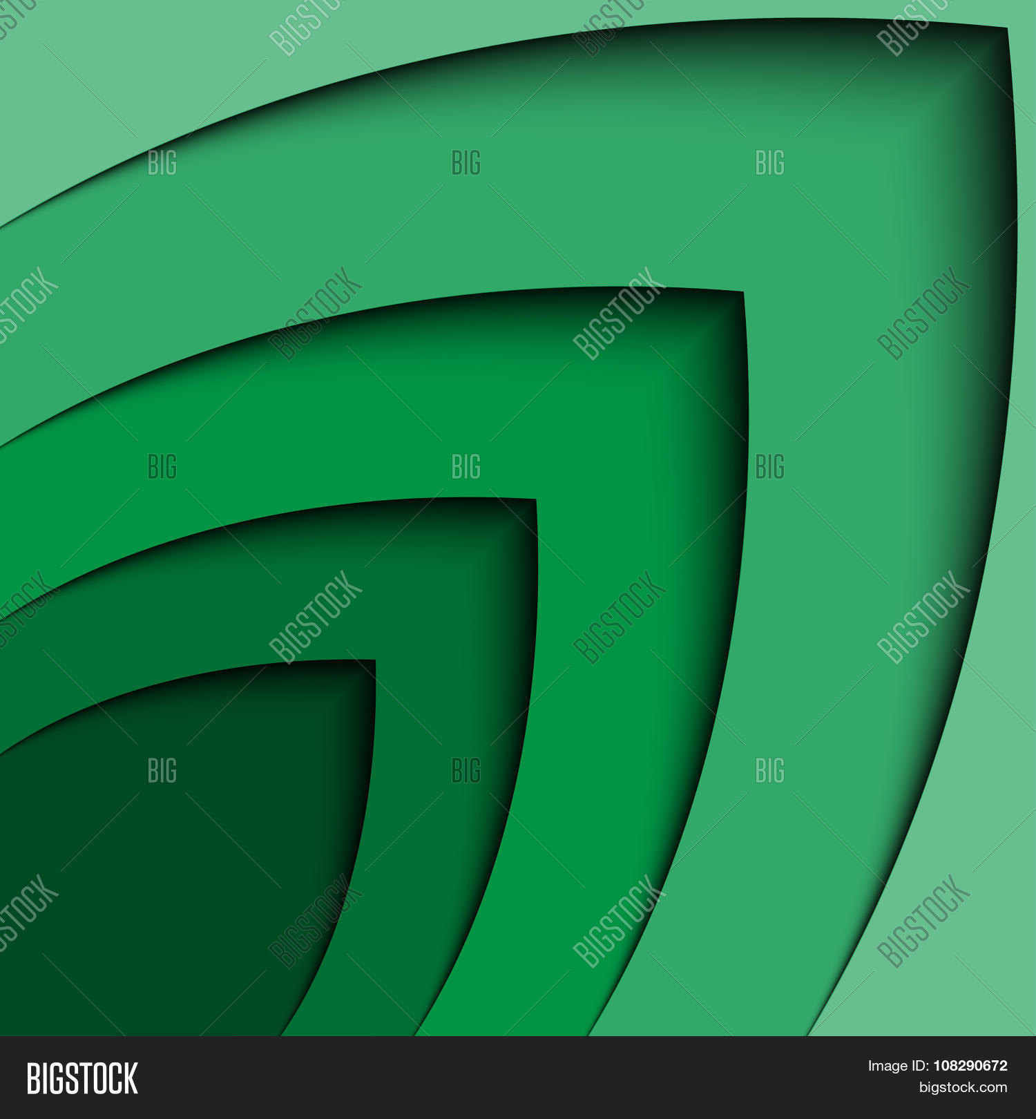 Abstract Green 3D Vector & Photo (Free Trial) | Bigstock