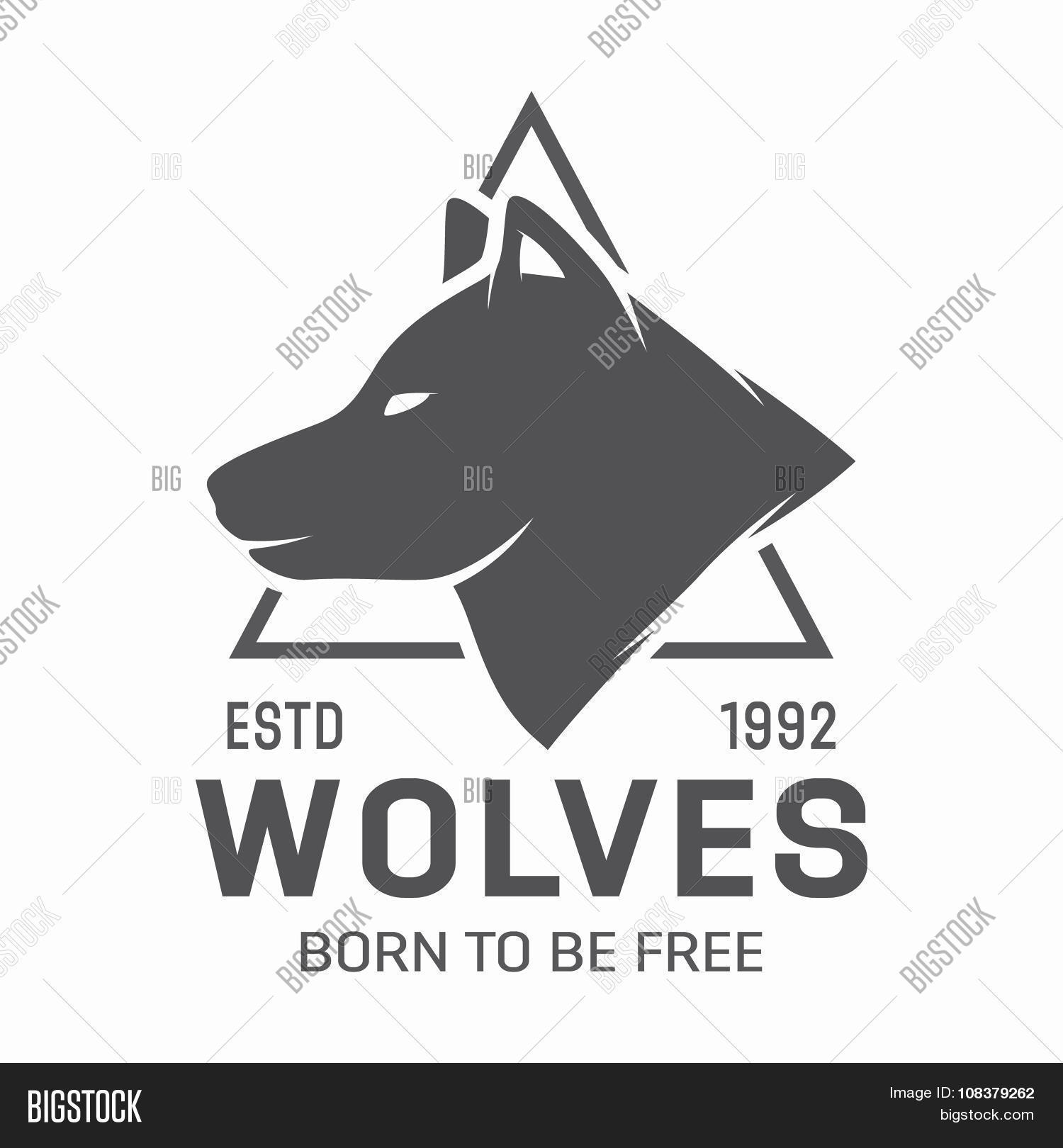 Vintage Wolf Logo Vector & Photo (Free Trial) | Bigstock