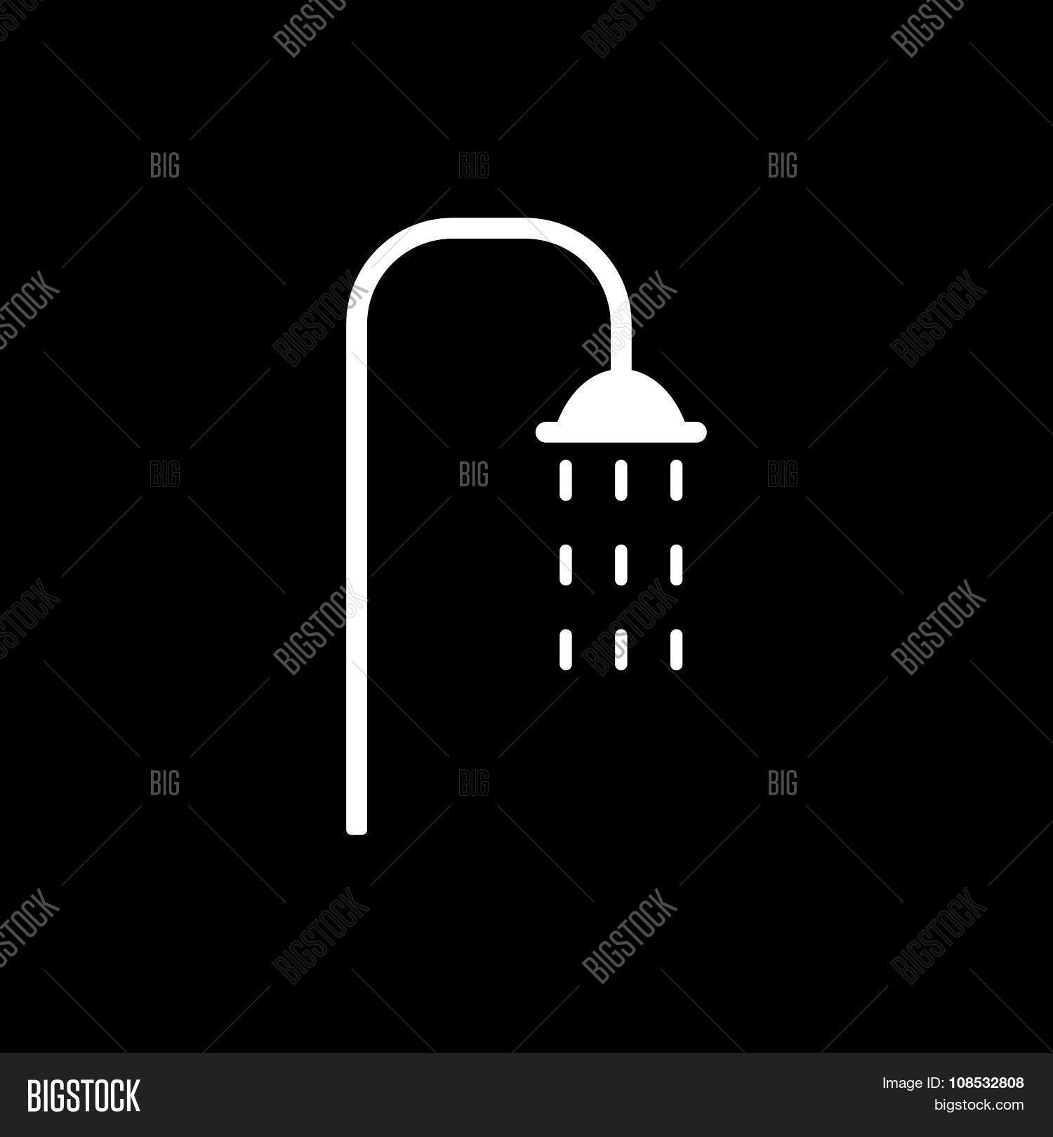 Shower Icon. Bathroom Vector & Photo (Free Trial) | Bigstock