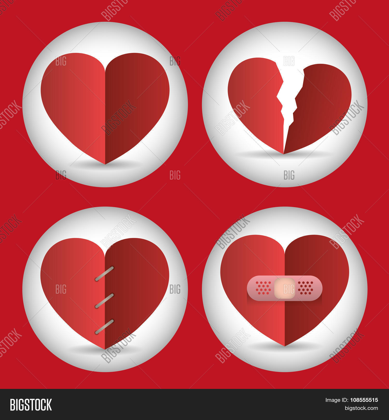 Love Icons Vector & Photo (Free Trial) | Bigstock